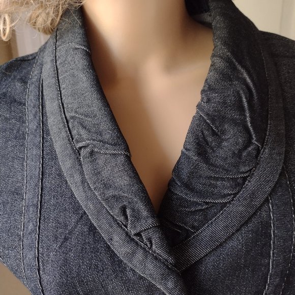 Baccini | Jackets & Coats | Nwt Baccini Stretch Denim Jacket With 34 ...